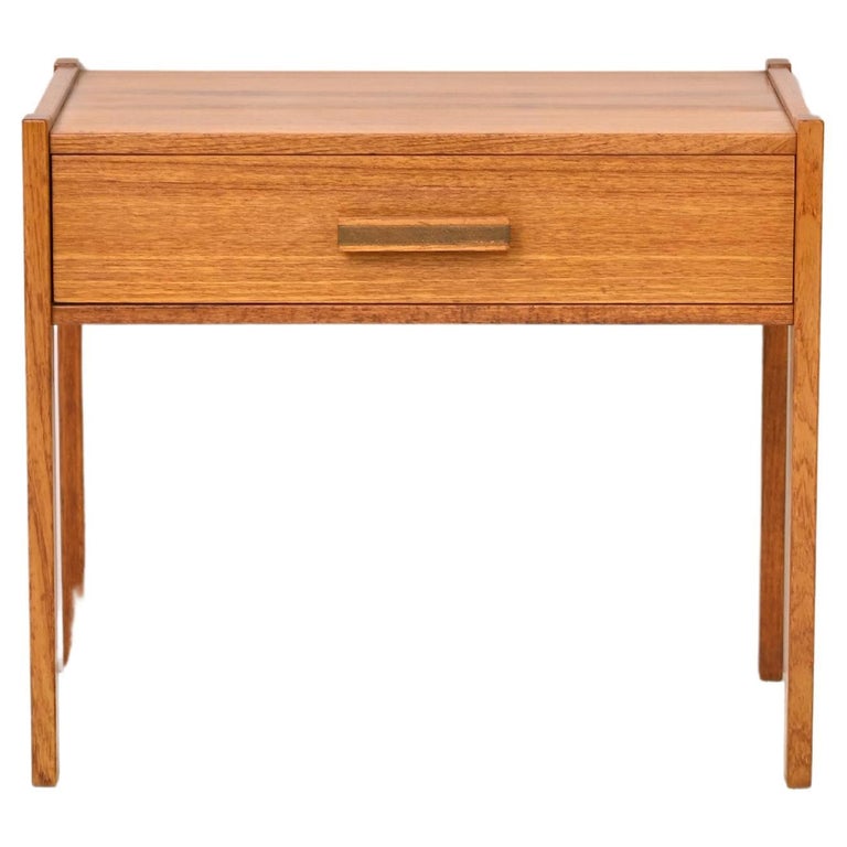 Scandinavian Nightstand with Drawer For Sale at 1stDibs