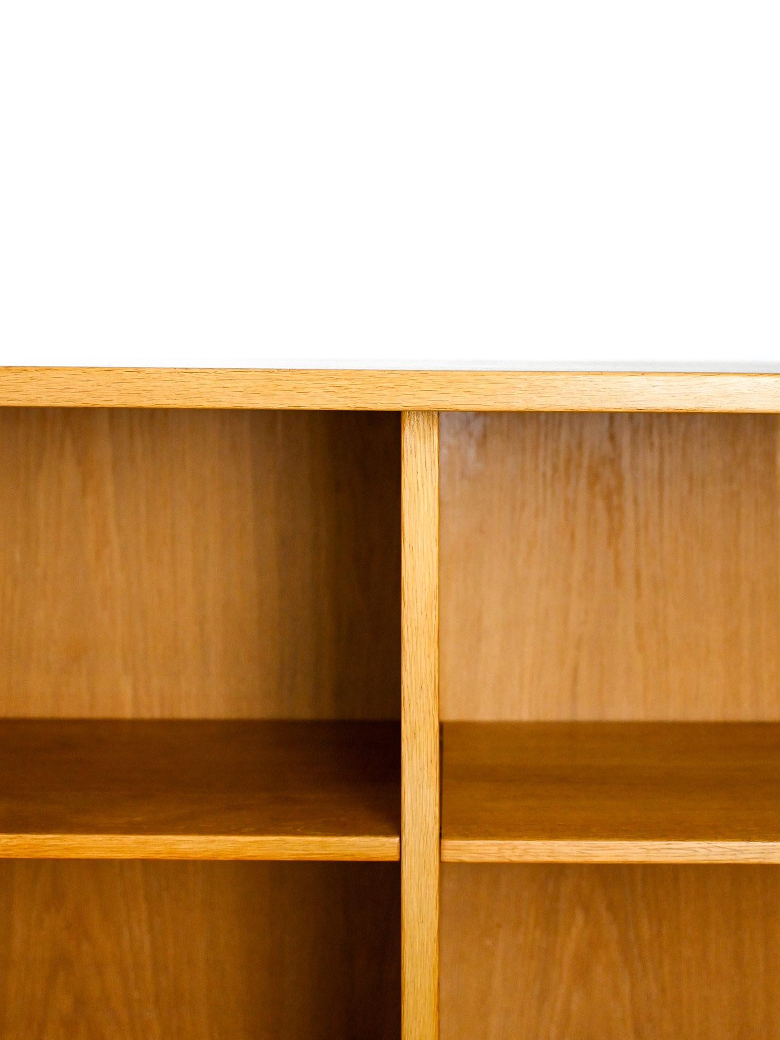 Scandinavian Oak Bookcase For Sale at 1stDibs