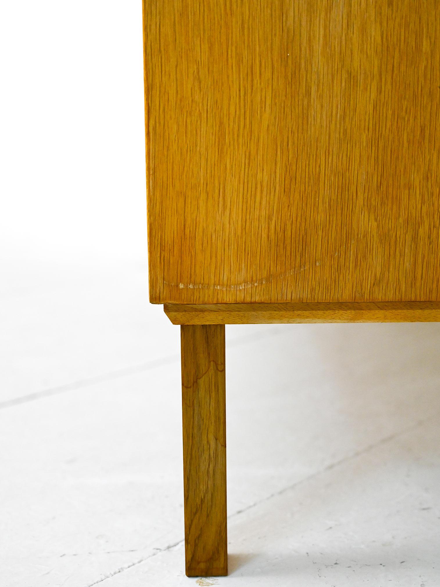 Scandinavian Oak Bookcase For Sale at 1stDibs