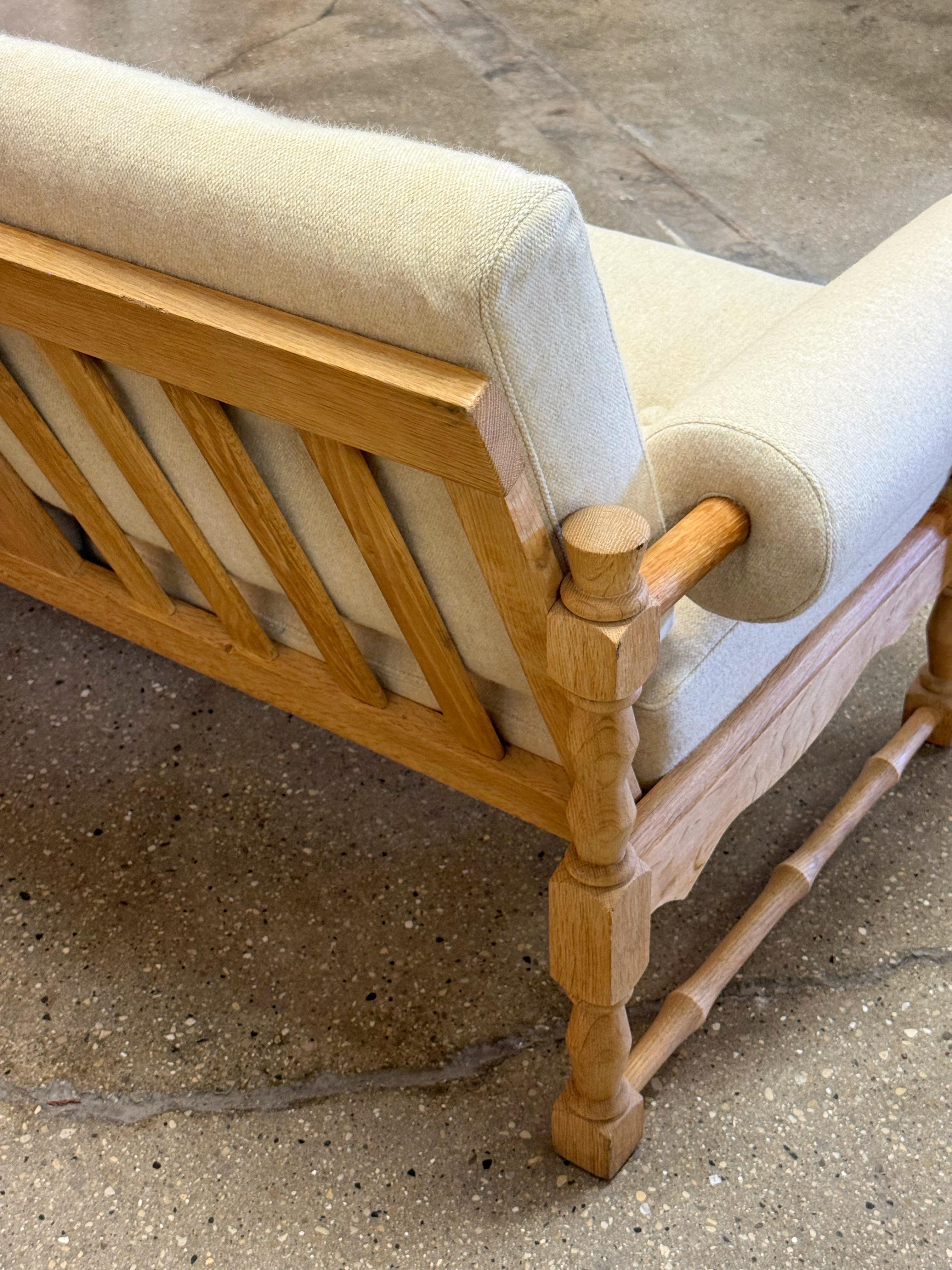 Scandinavian oak decorative Kjaernulf style wood frame sofa For Sale at ...