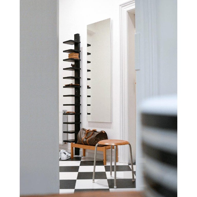 Scandinavian Pilaster Oak Bookshelf by John Kandell for Källemo, 1989 ...