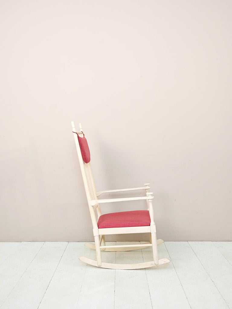 Scandinavian Rocking Chair For Sale at 1stDibs