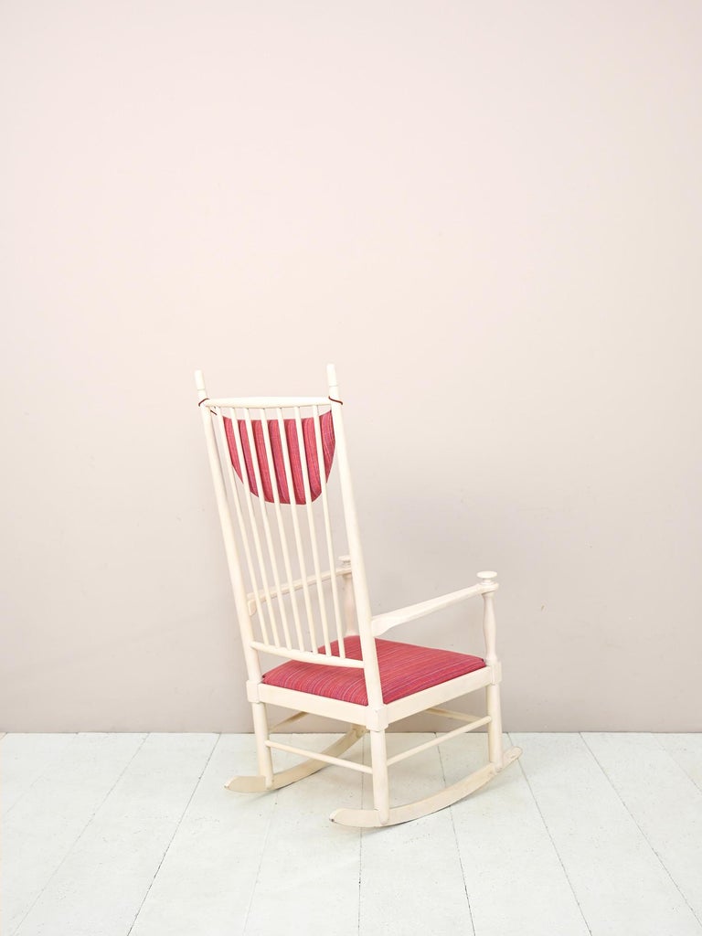 Scandinavian Rocking Chair For Sale at 1stDibs
