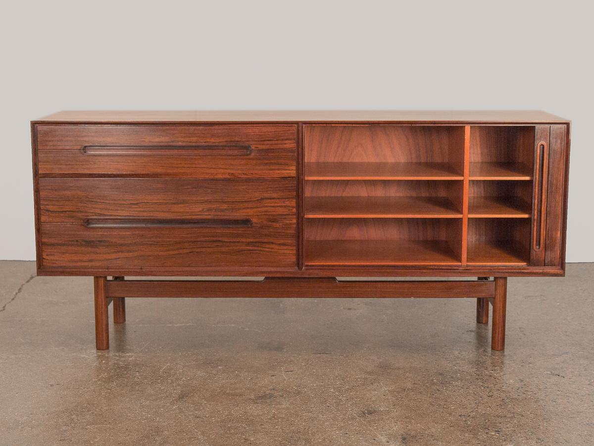 Scandinavian Rosewood Sideboard at 1stDibs