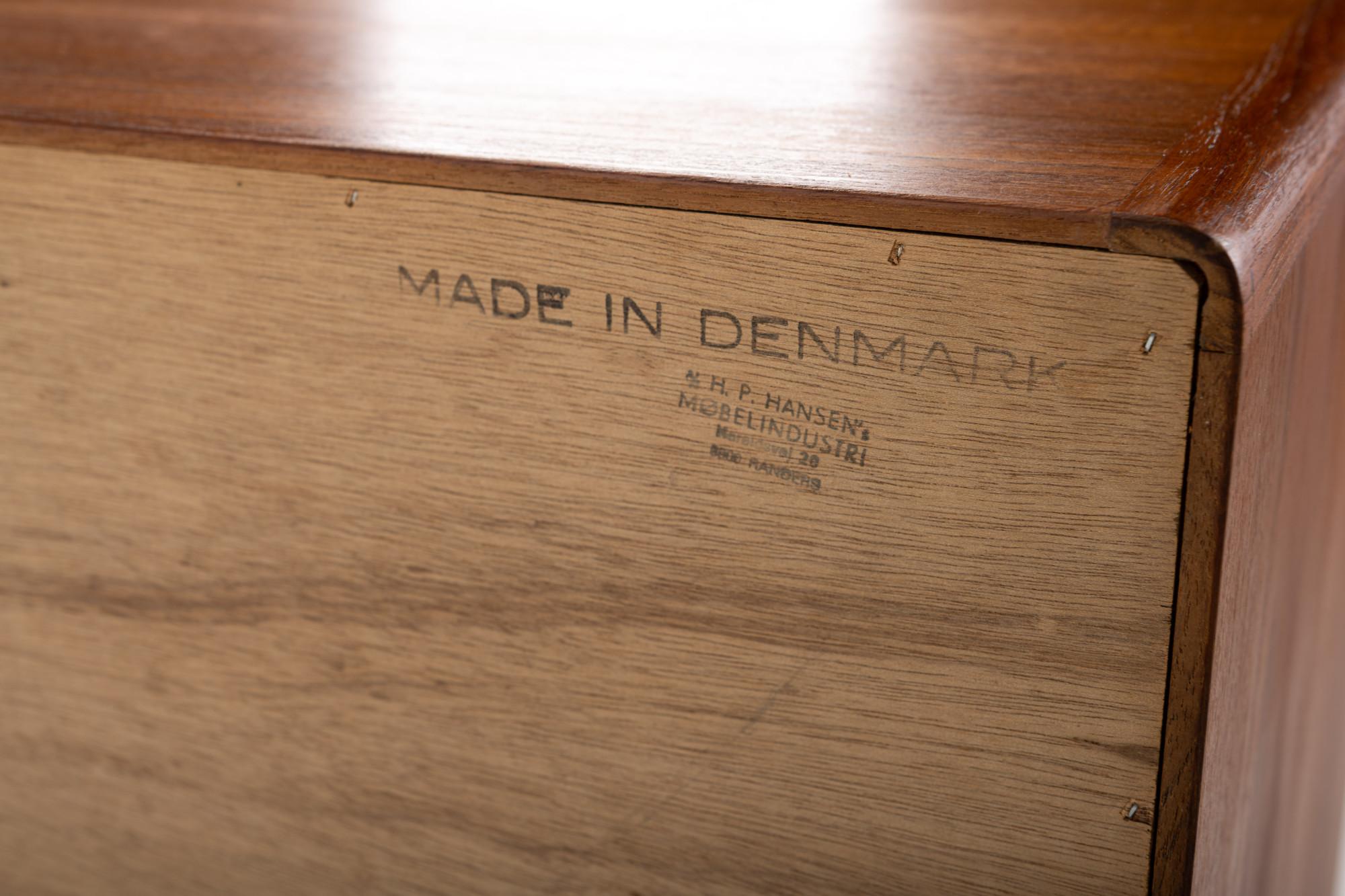 Scandinavian Sideboard by H.P. Hansen, Denmark , 1960s at 1stDibs | hp ...