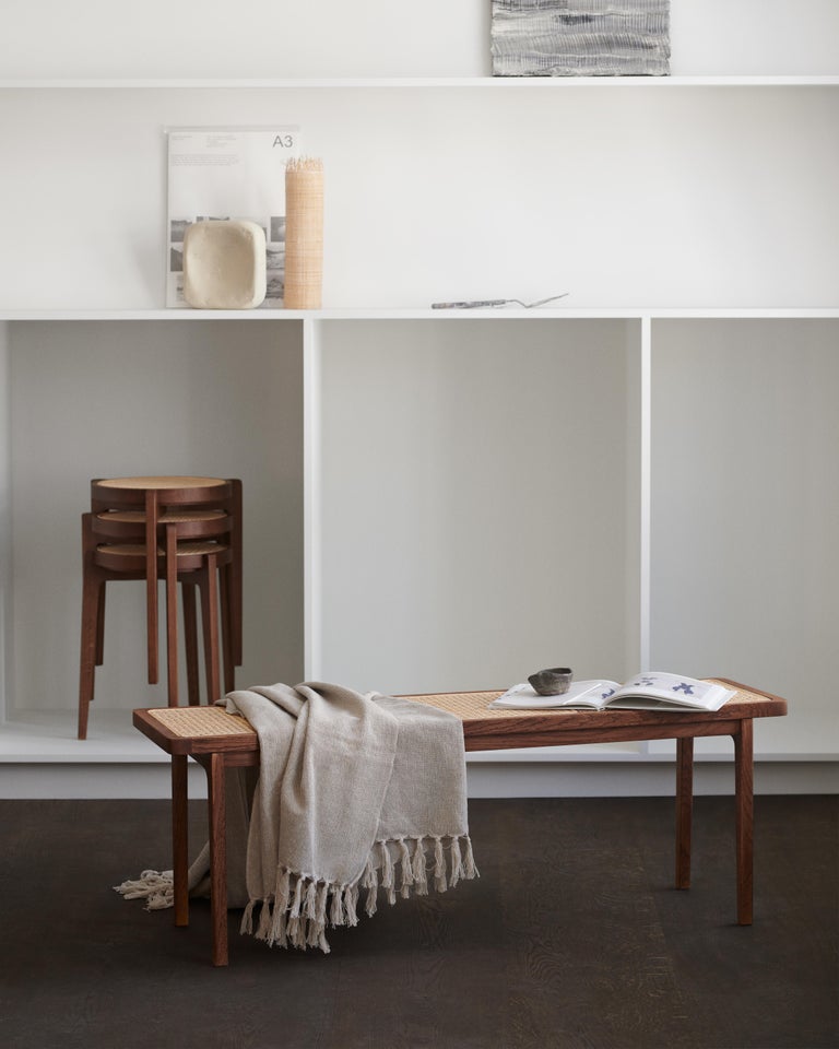 Scandinavian Stool 'Le Roi' by Norr11, Dark Smoked Oak For Sale at 1stDibs