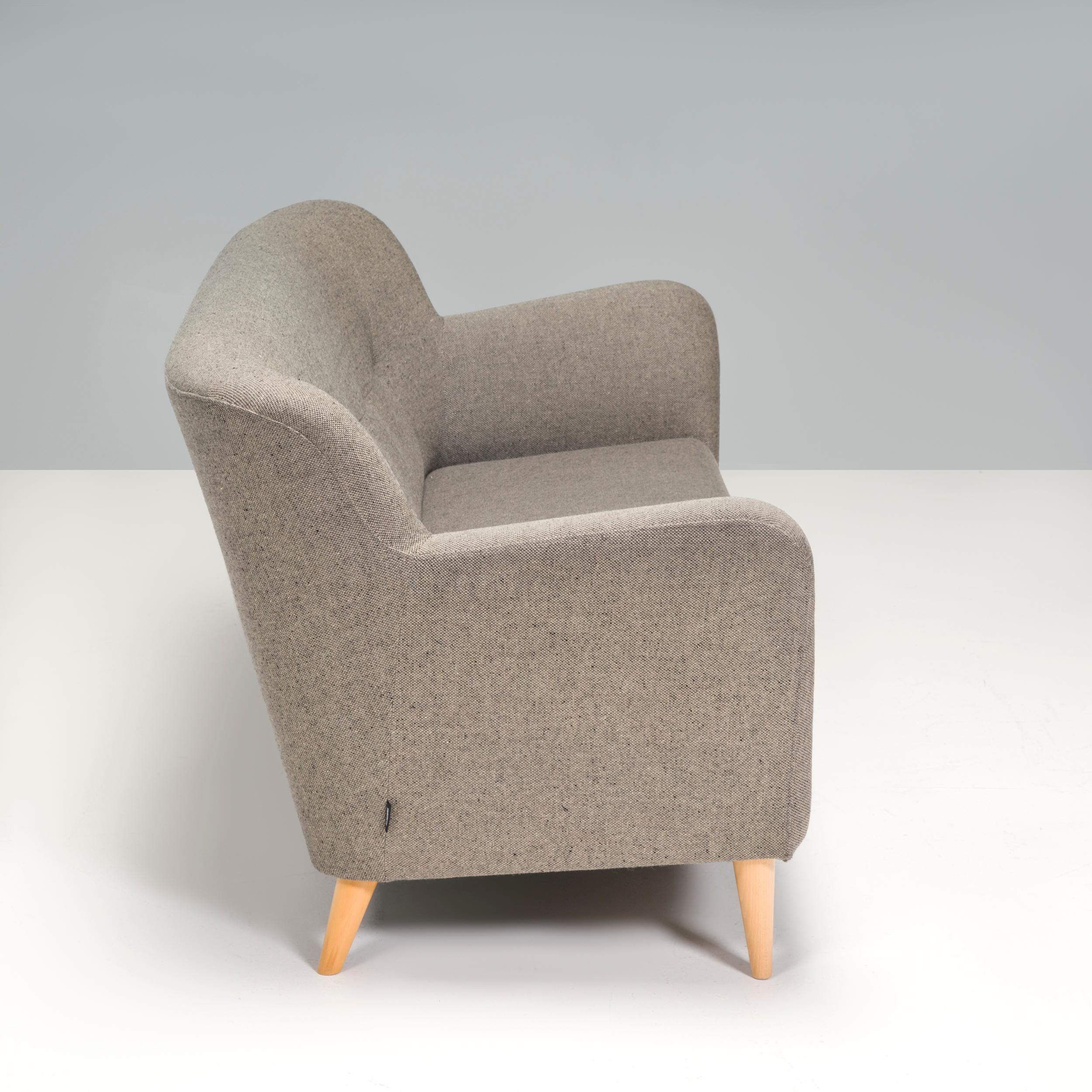 Scandinavian Swedese by Claesson Koivisto Rune Nova Grey Fabric 2 Seat ...