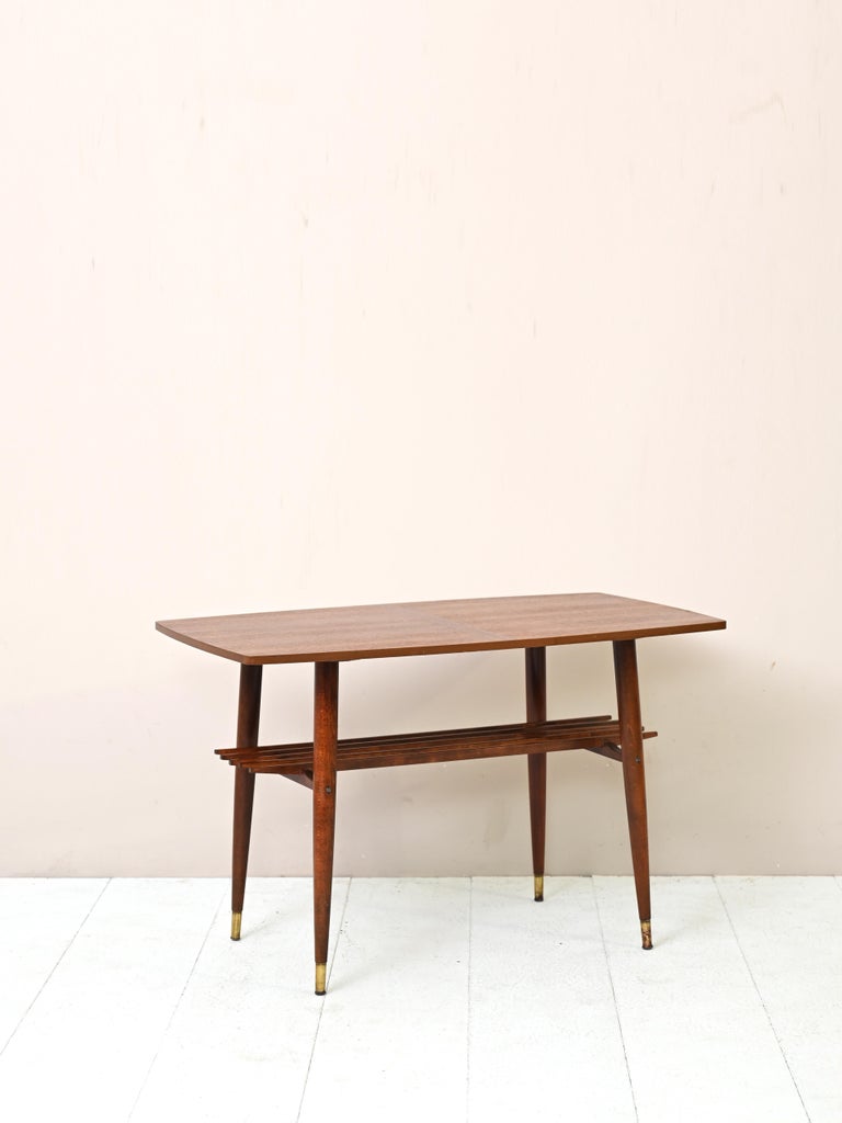Scandinavian teak coffee table For Sale at 1stDibs