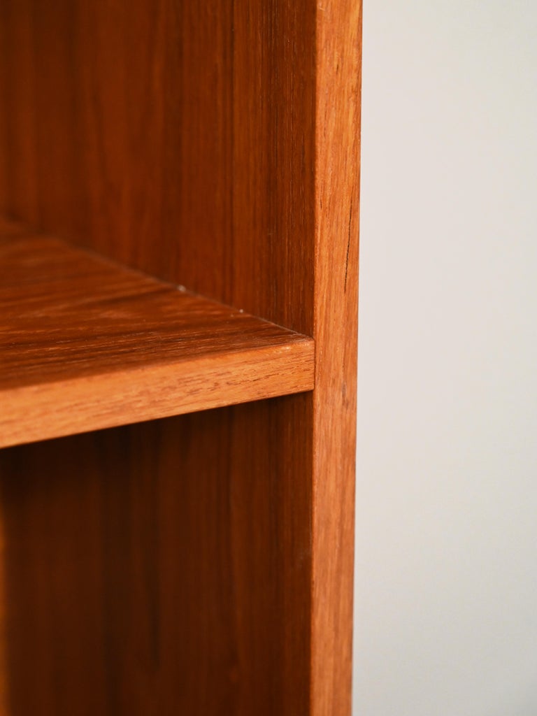 Scandinavian Teak Floor Bookcase at 1stDibs