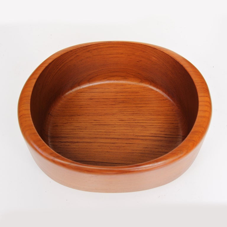 Scandinavian Teak Nutcracker and Nut Bowl Set by Söwe Konst of Sweden ...