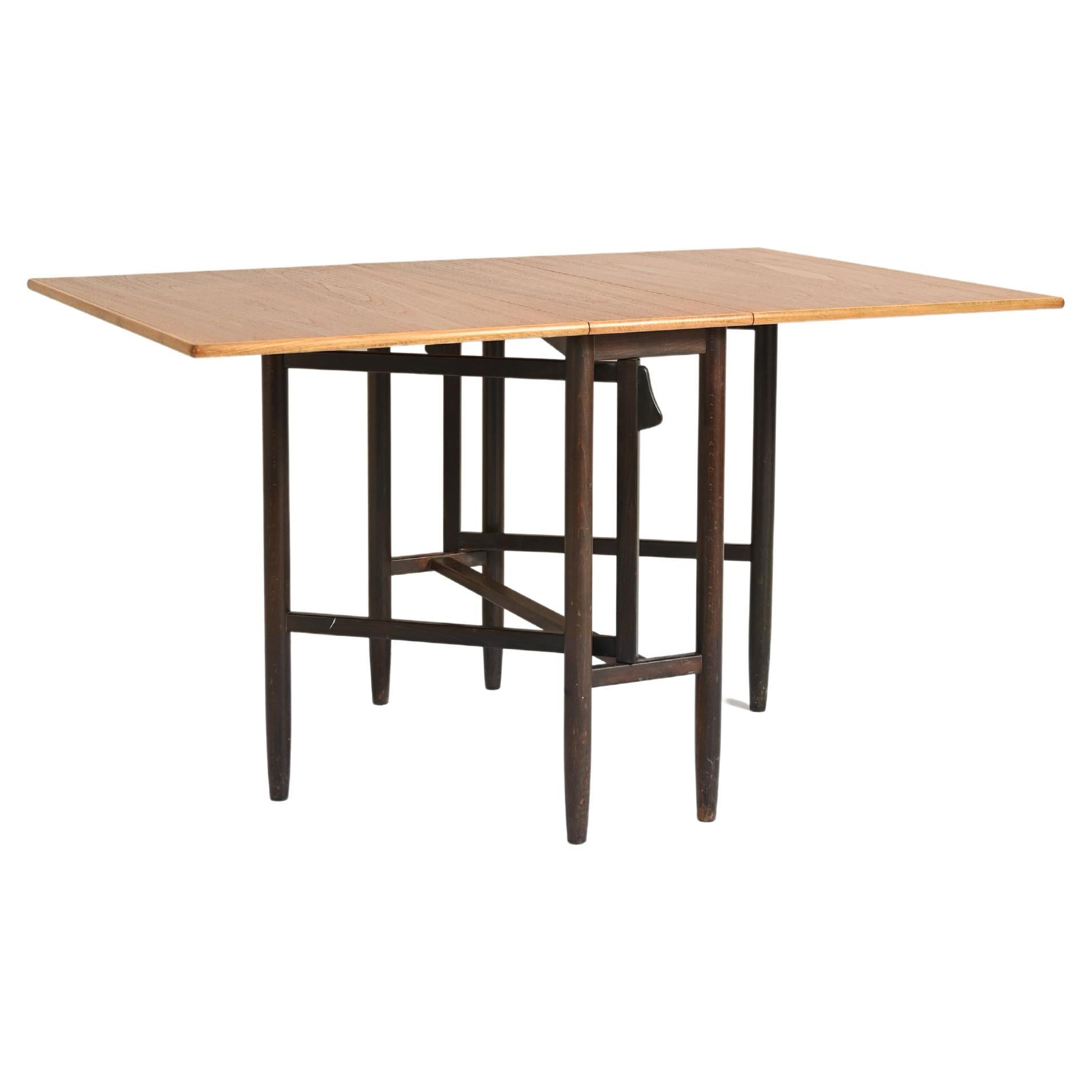 Extending Table with Wings Signed Edsby Verken For Sale at 1stDibs
