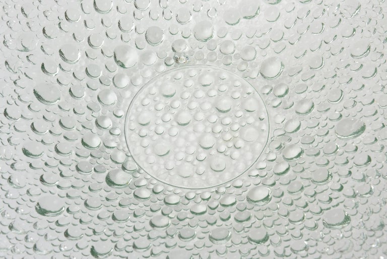 Scandinavian Textural and Sculptural Vintage Bubble Glass Bowl at ...