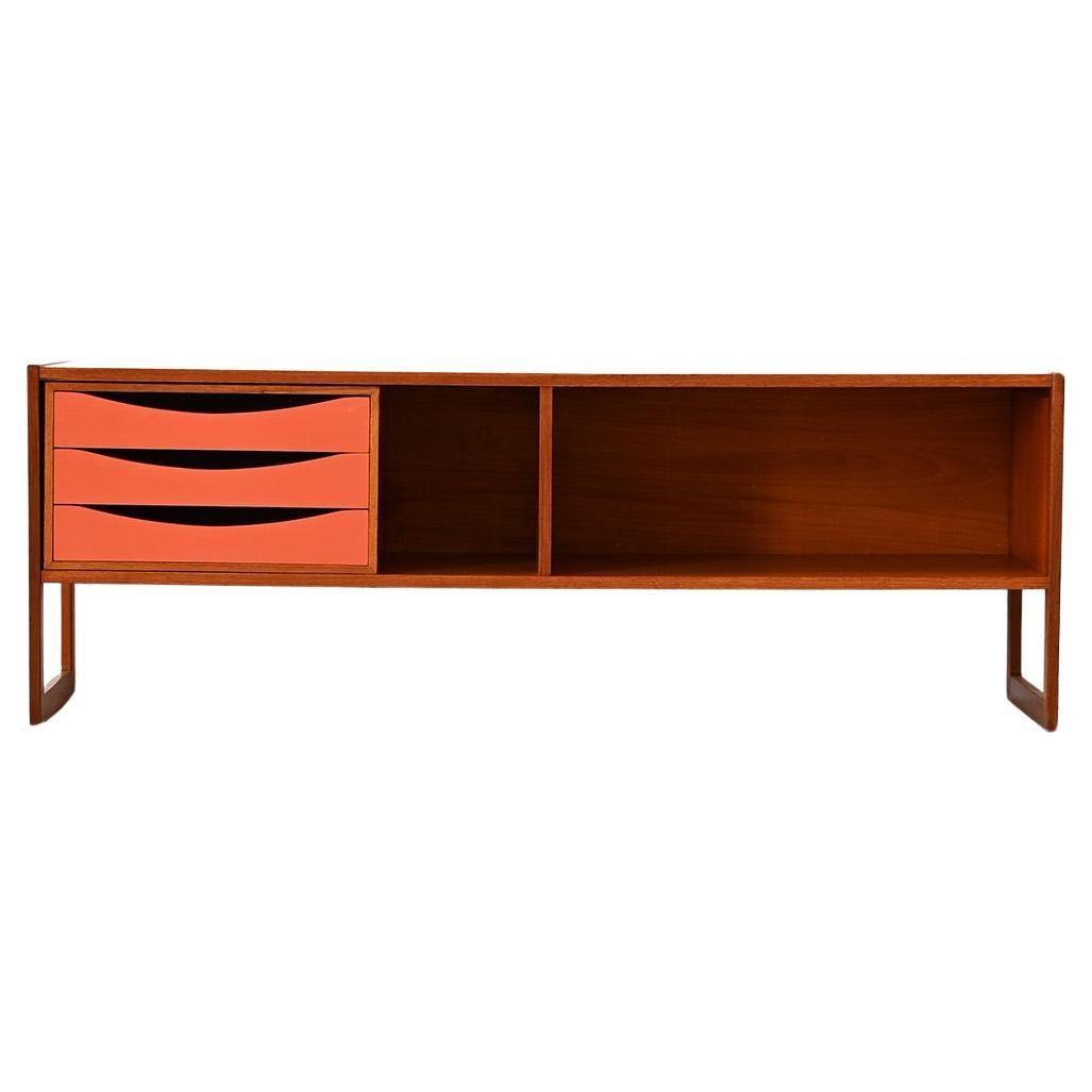 Scandinavian TV stand sideboard with drawers For Sale at 1stDibs