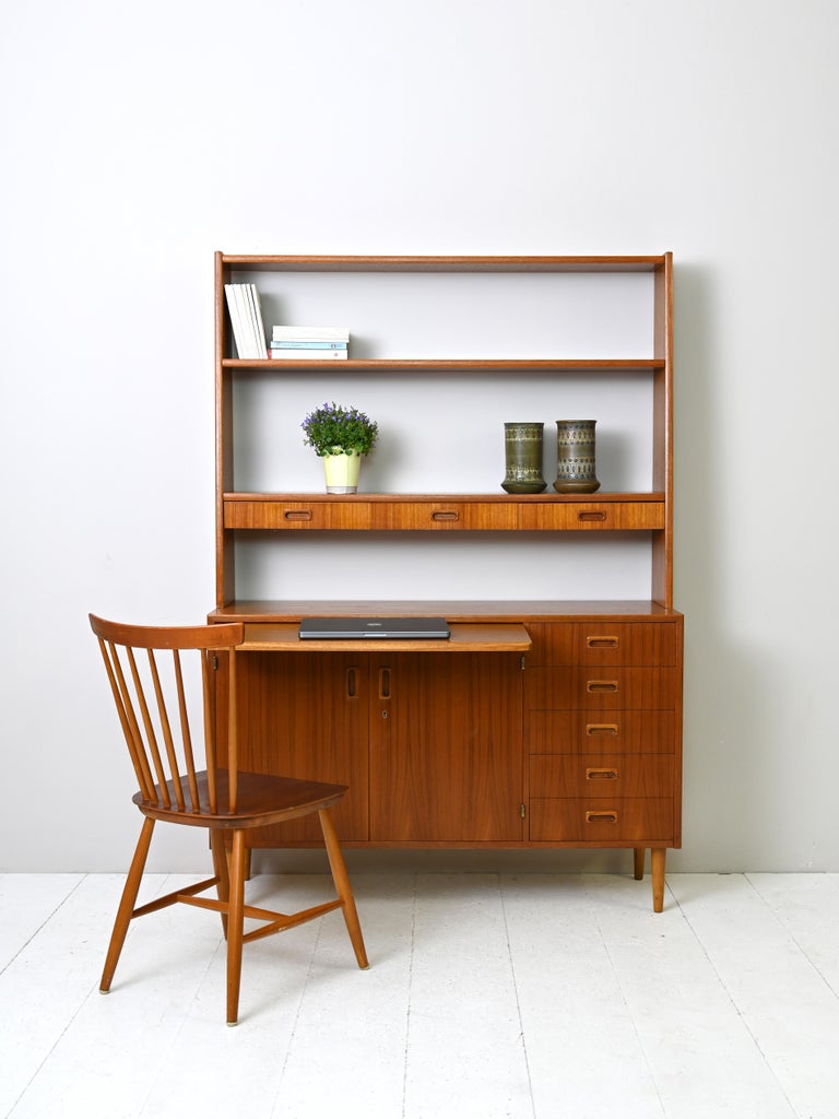 Scandinavian Vintage Bookcase For Sale at 1stDibs