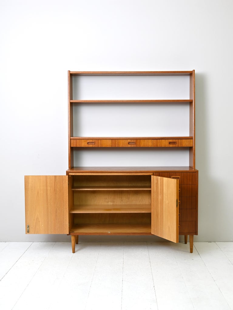 Scandinavian Vintage Bookcase For Sale at 1stDibs