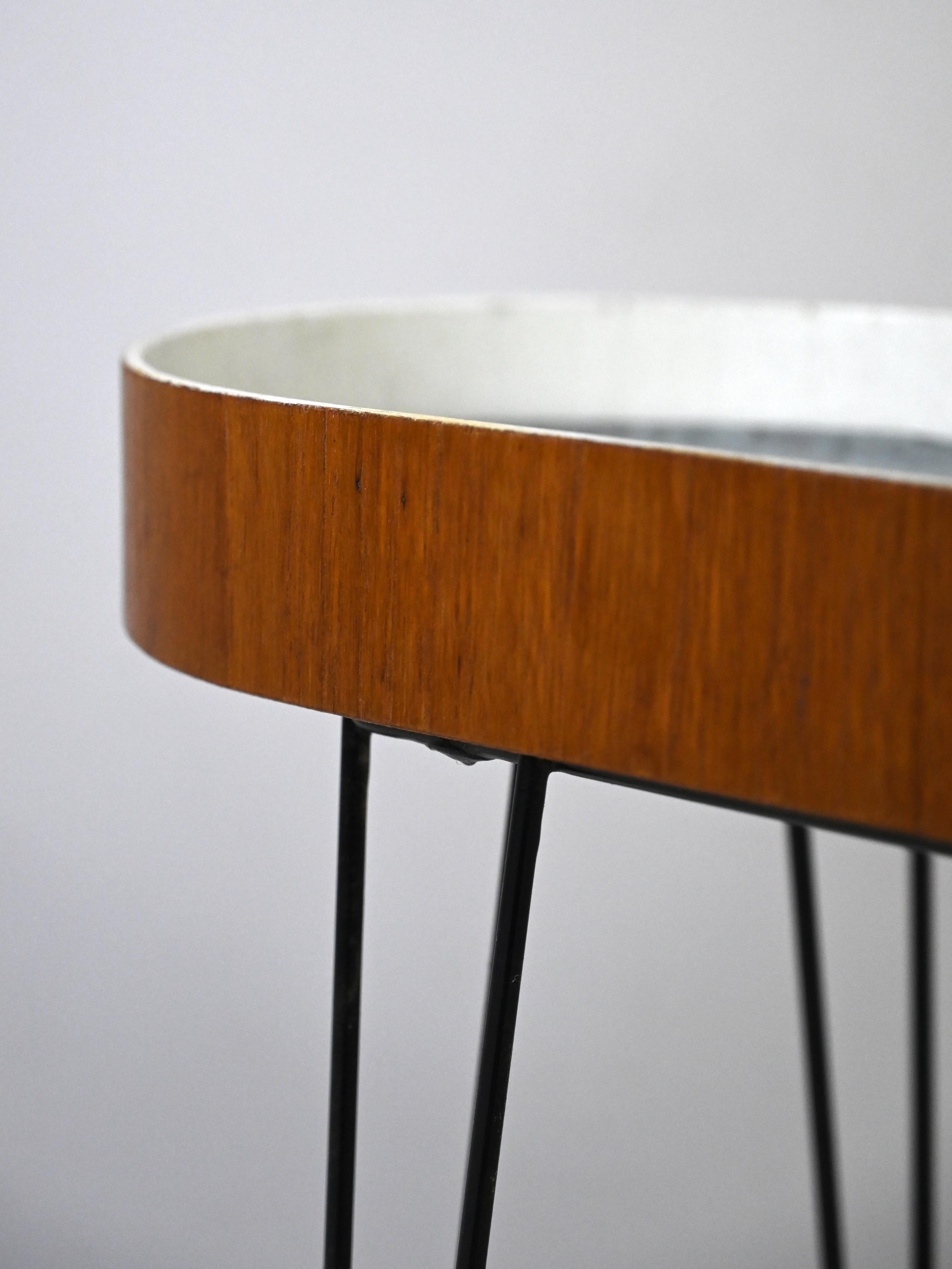 Scandinavian Vintage Teak Planter For Sale at 1stDibs