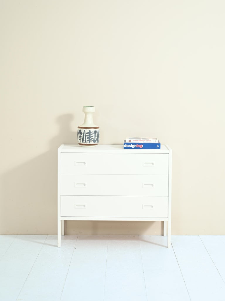 Scandinavian wooden chest of drawers For Sale at 1stDibs