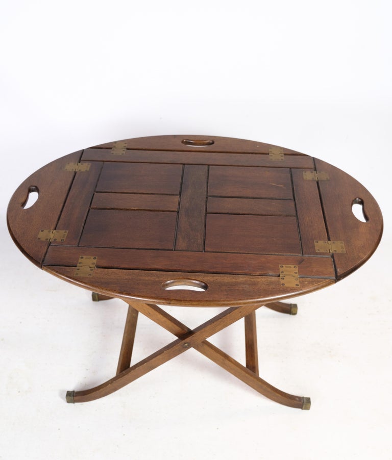 Scandivian Modern Butler Table in Mahogany, 1950 For Sale at 1stDibs