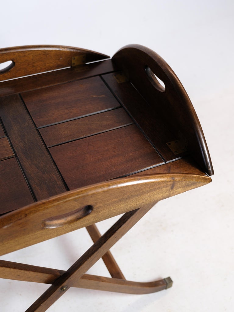 Scandivian Modern Butler Table in Mahogany, 1950 For Sale at 1stDibs