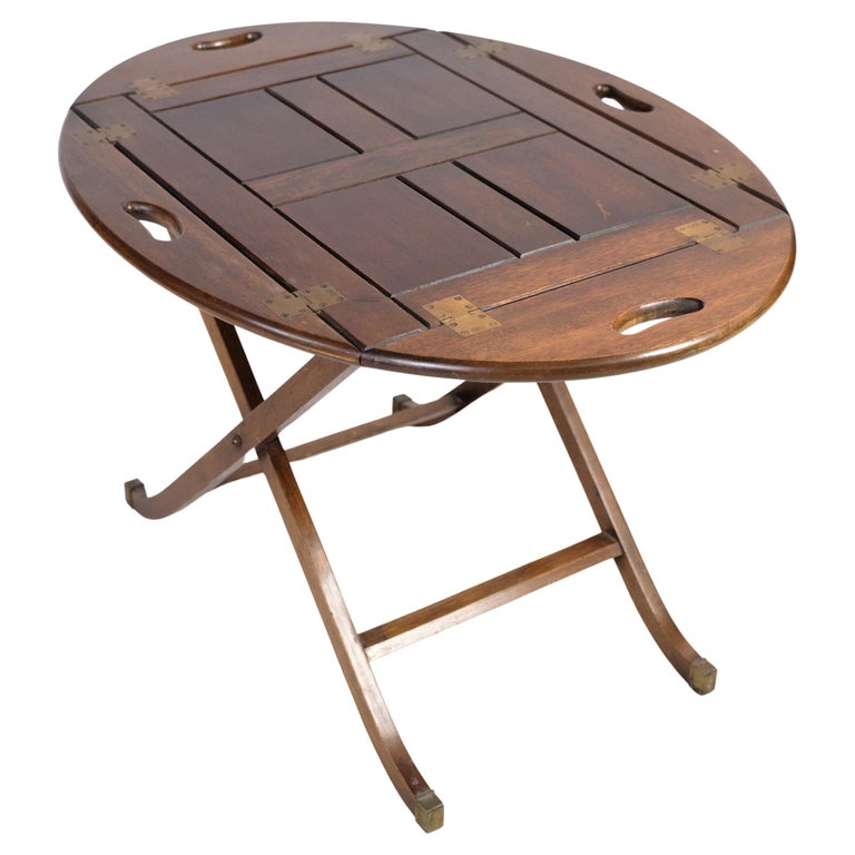 Scandivian Modern Butler Table in Mahogany, 1950 For Sale at 1stDibs