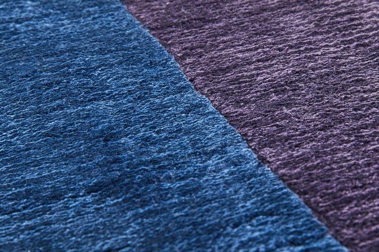 Scape Violet Carpet, Hand Knotted in Wool, 40 Kpi, Constance Guisset ...