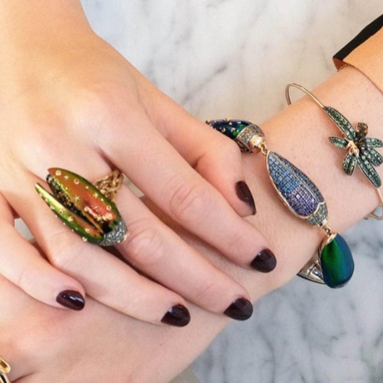 Scarab Fly Ring For Sale at 1stDibs