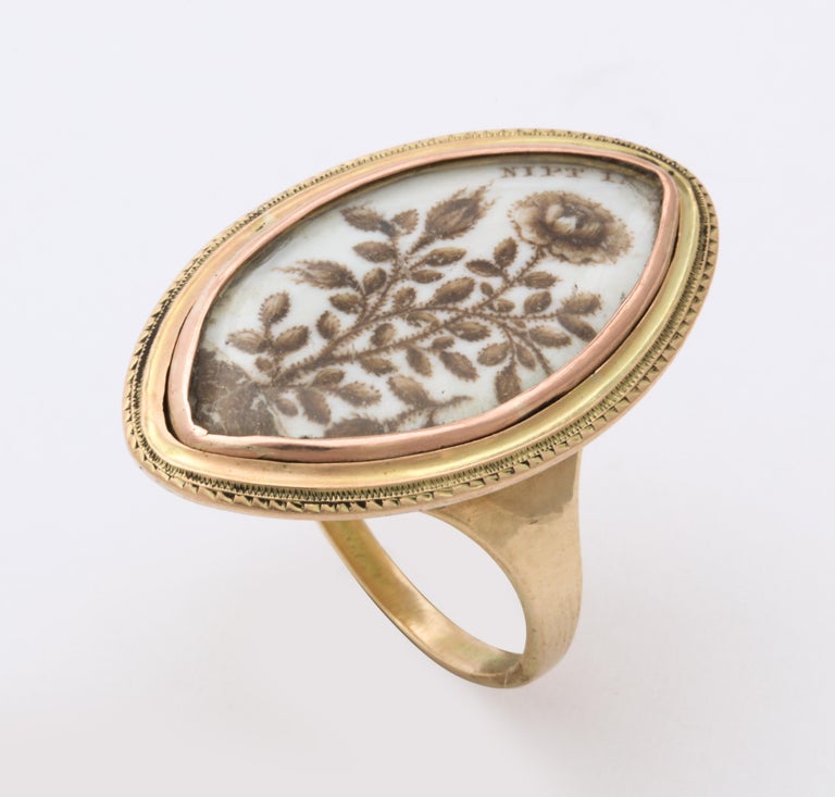 Scarce Antique Georgian Memorial Ring for a Child at 1stDibs