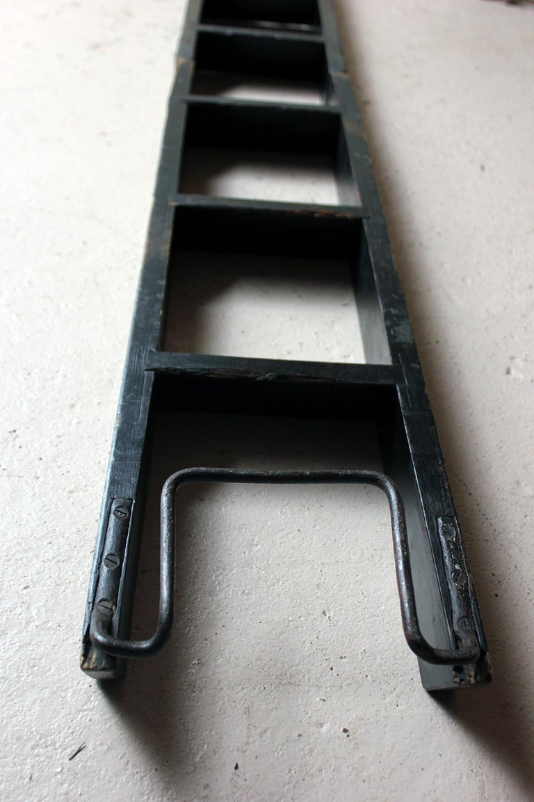 Scarce Victorian Painted Six-Tread Coaching Ladder, circa 1870 For Sale ...