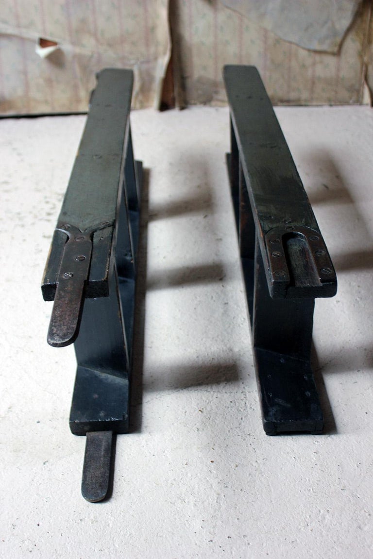 Scarce Victorian Painted Six-Tread Coaching Ladder, circa 1870 For Sale ...