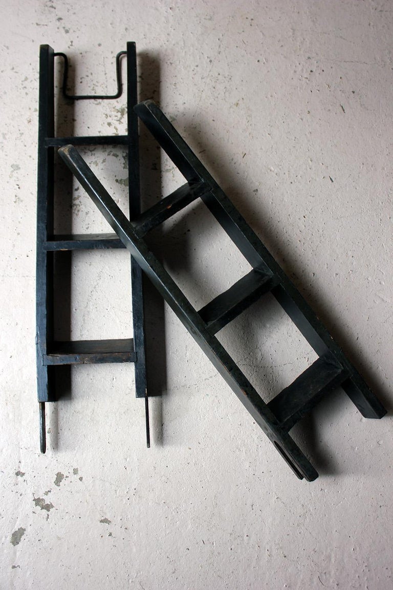 Scarce Victorian Painted Six-Tread Coaching Ladder, circa 1870 For Sale ...