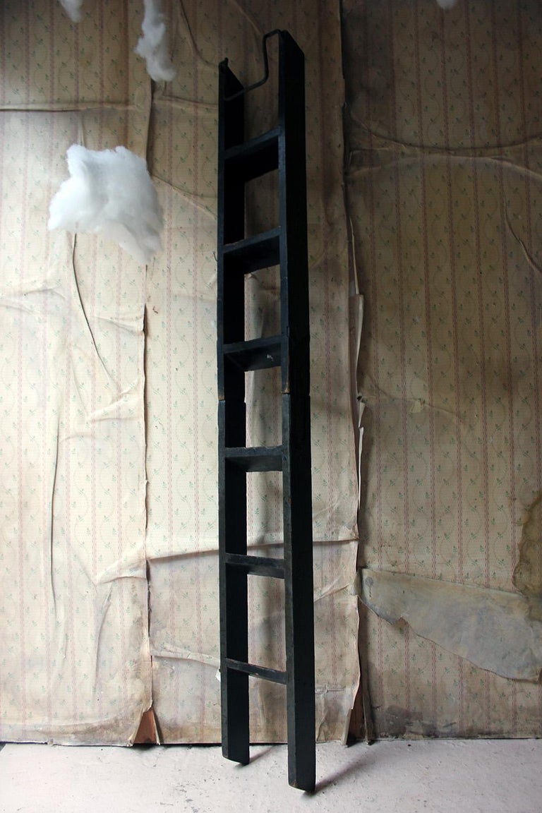 Scarce Victorian Painted Six-Tread Coaching Ladder, circa 1870 For Sale ...