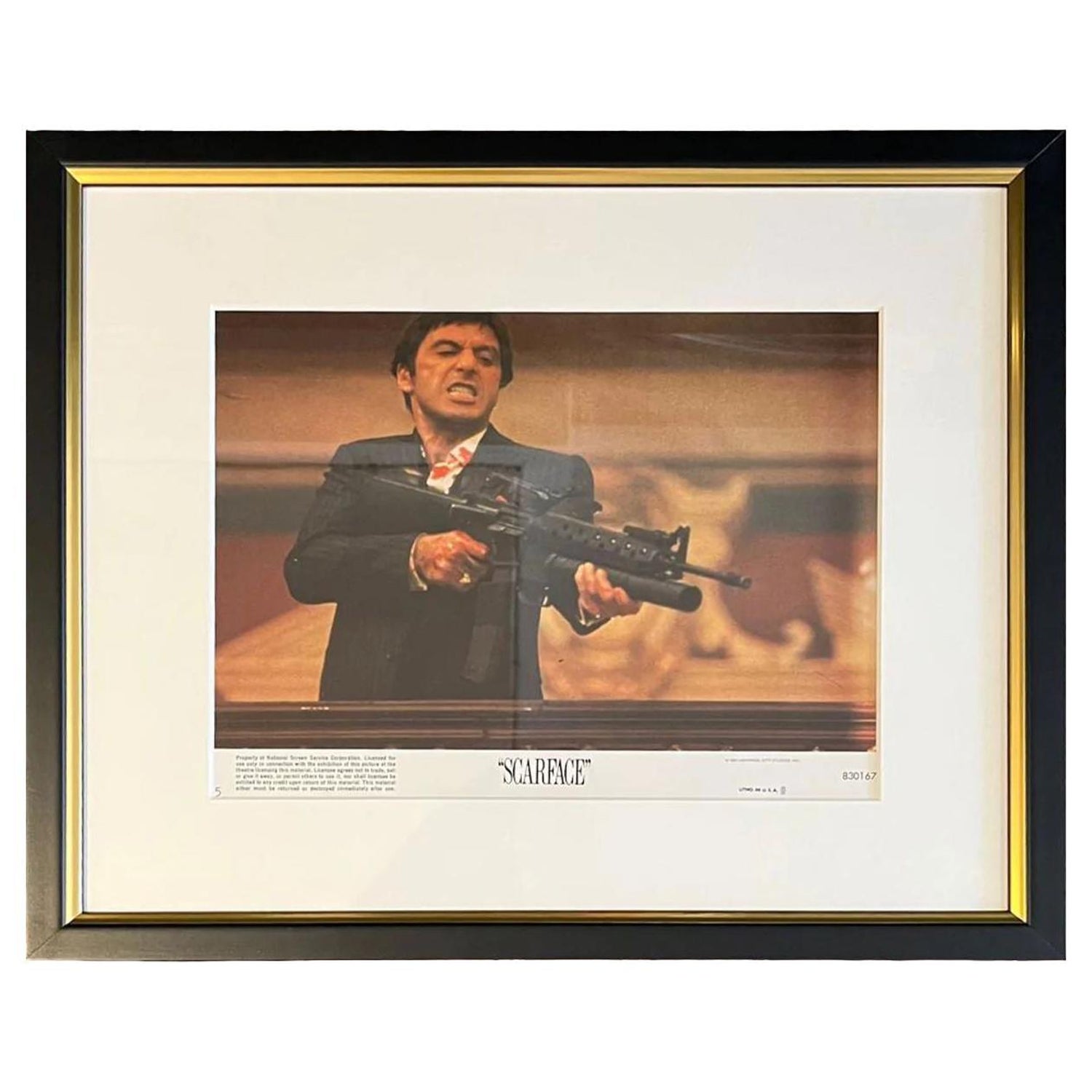 Scarface Poster Framed