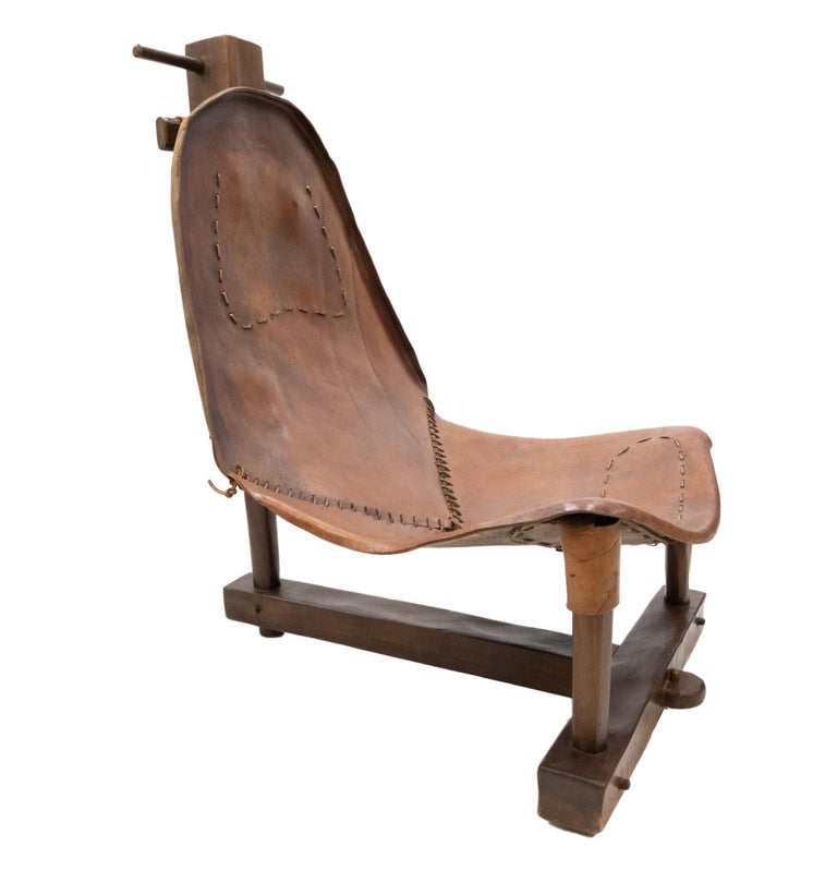 Scary Looking Brazilian Leather Hammock T Chair at 1stDibs | scary ...