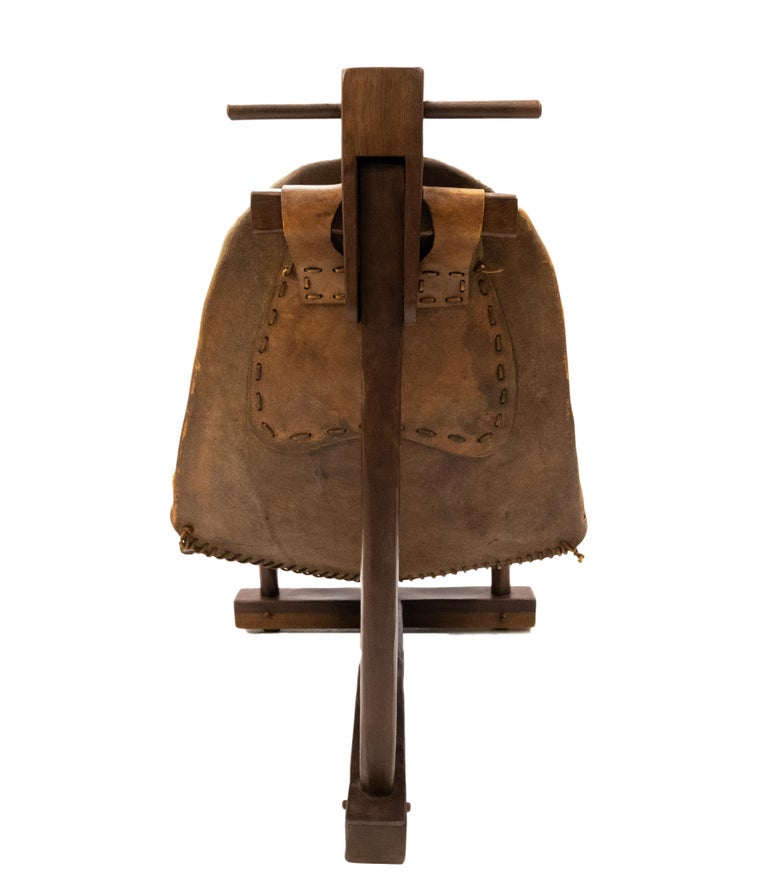 Scary Looking Brazilian Leather Hammock T Chair at 1stDibs | scary ...