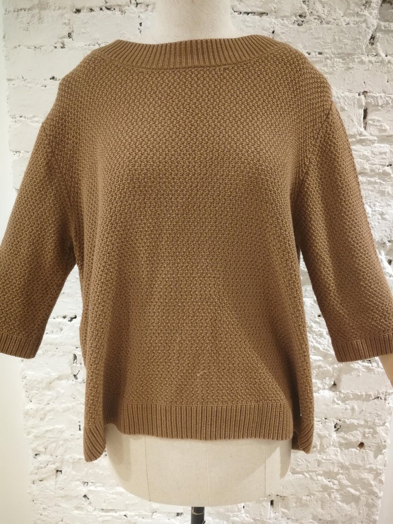 Scee Light Brown Sweater NWOT For Sale at 1stDibs