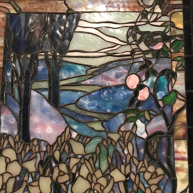 Scenic Stained Glass Window at 1stDibs