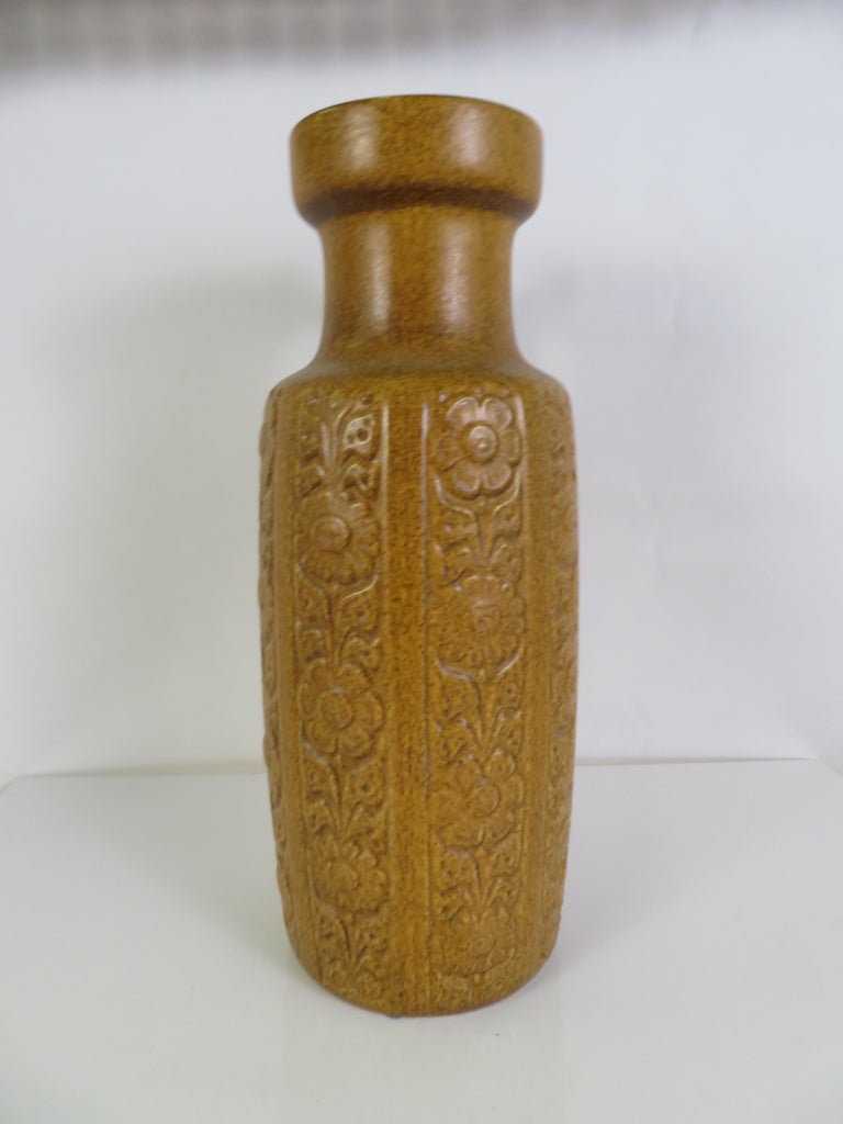 Scheurich Ceramic Mid Century Modern Floor Vase / Jug Floral Decor ...