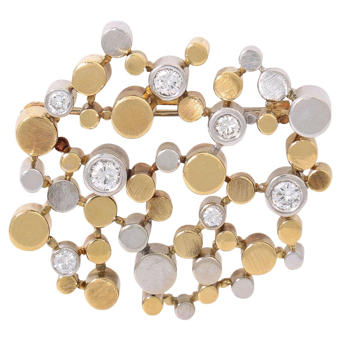 Brosche with Mussel Came For Sale at 1stDibs