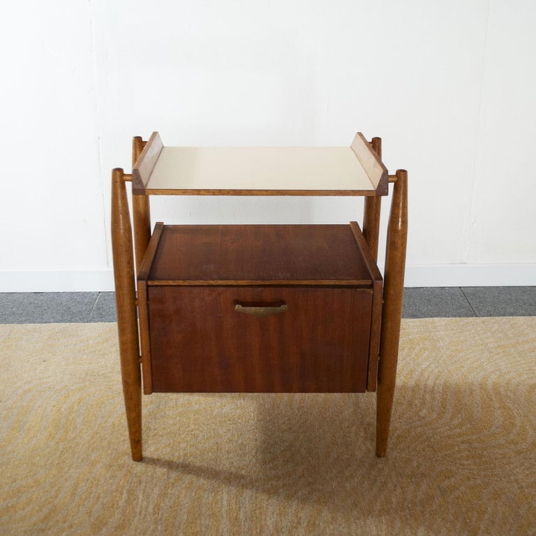 Schirolli Italian Desk and Typist Set from the 60's For Sale at 1stDibs