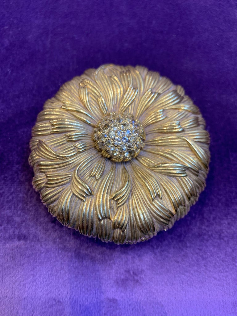 Schlumberger for Tiffany and Co. Yellow Sapphire and Gold Floral ...