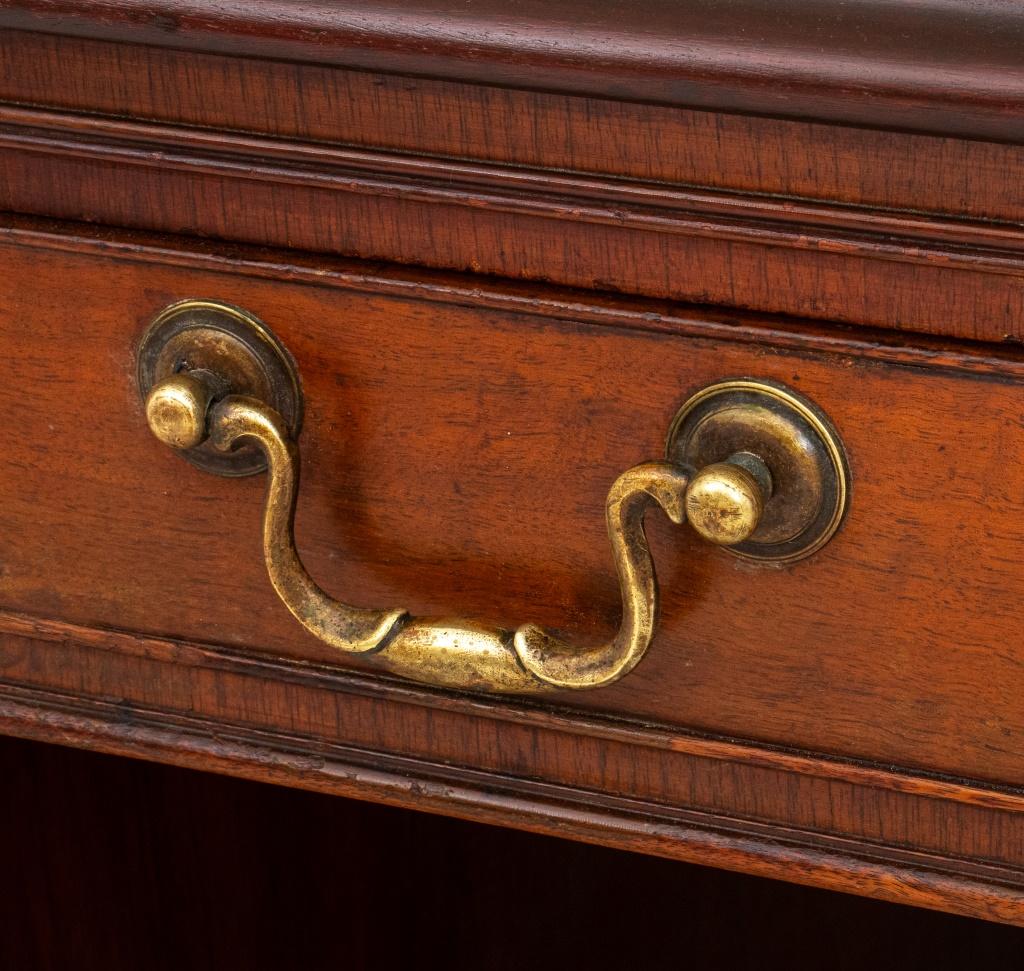 Schmieg and Kotzian Mahogany and Leather Topped Desk at 1stDibs