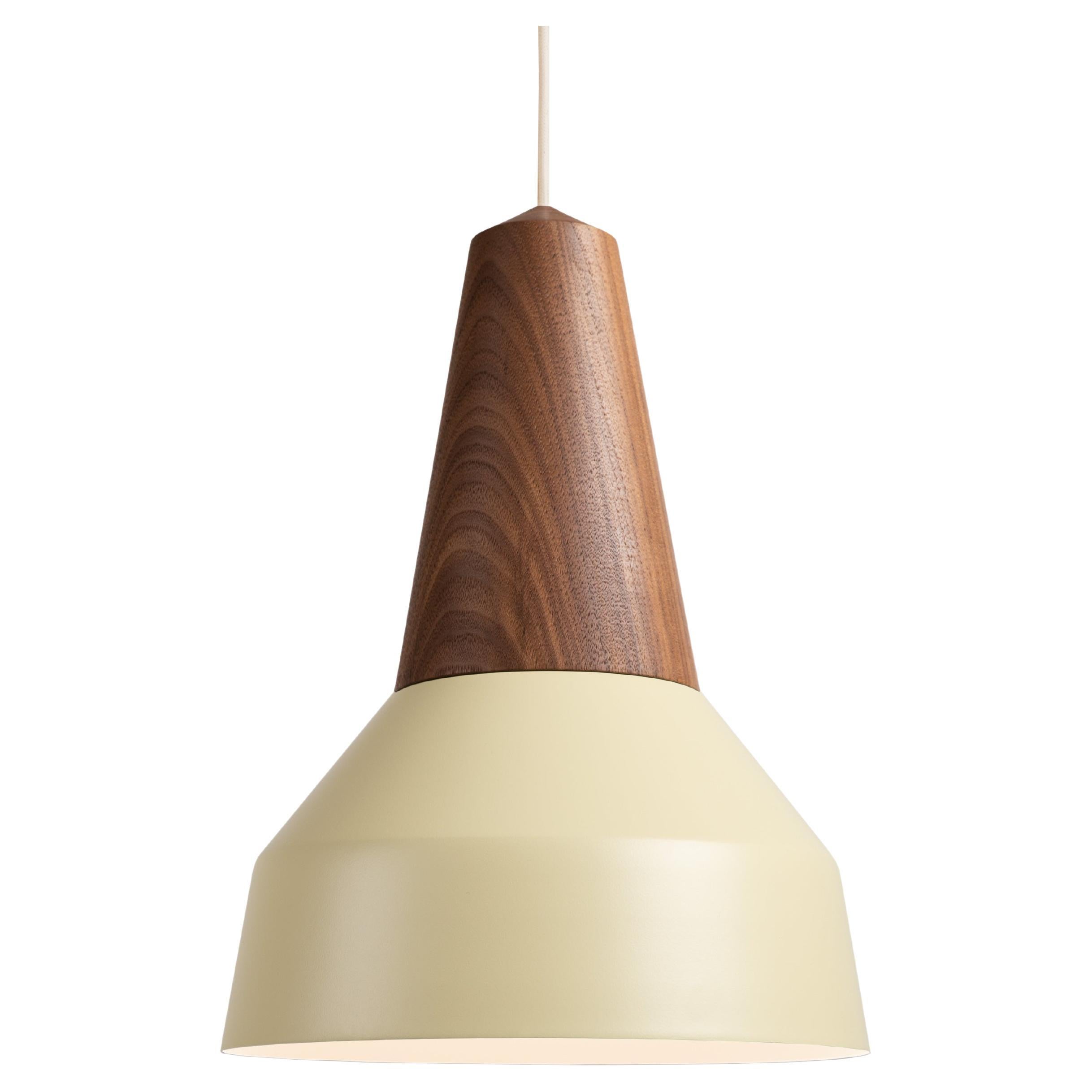Schneid Studio Eikon Basic White, Walnut, Pendant Lamp For Sale at 1stDibs