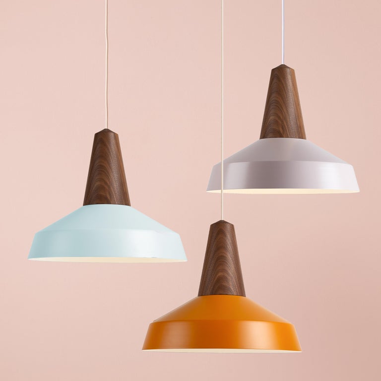 Schneid Studio Eikon Circus Sky Blue, Walnut, Pendant Lamp For Sale at ...