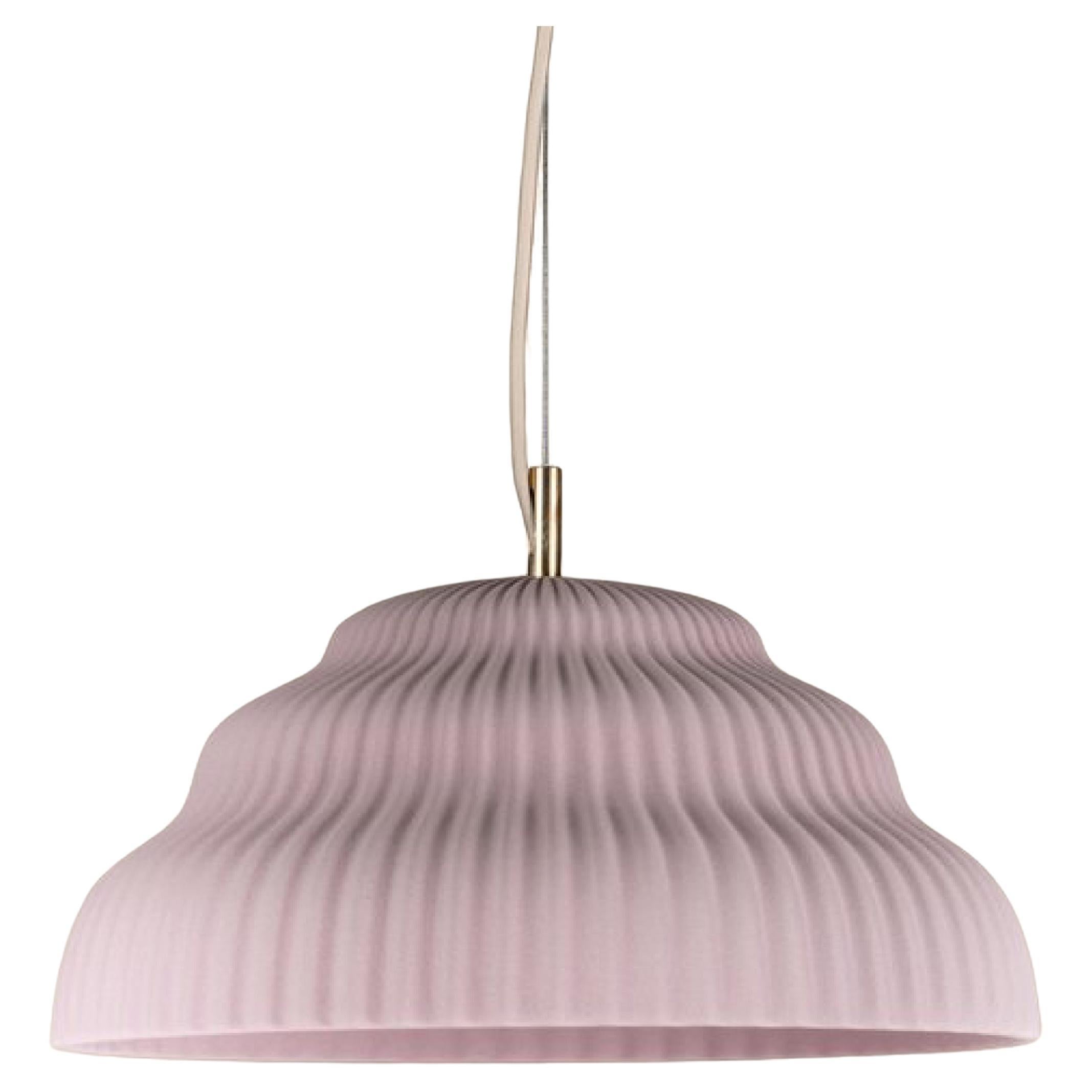 Schneid Studio Kaskad Cloud Pink, Ceramic, Pendant Lamp For Sale at 1stDibs
