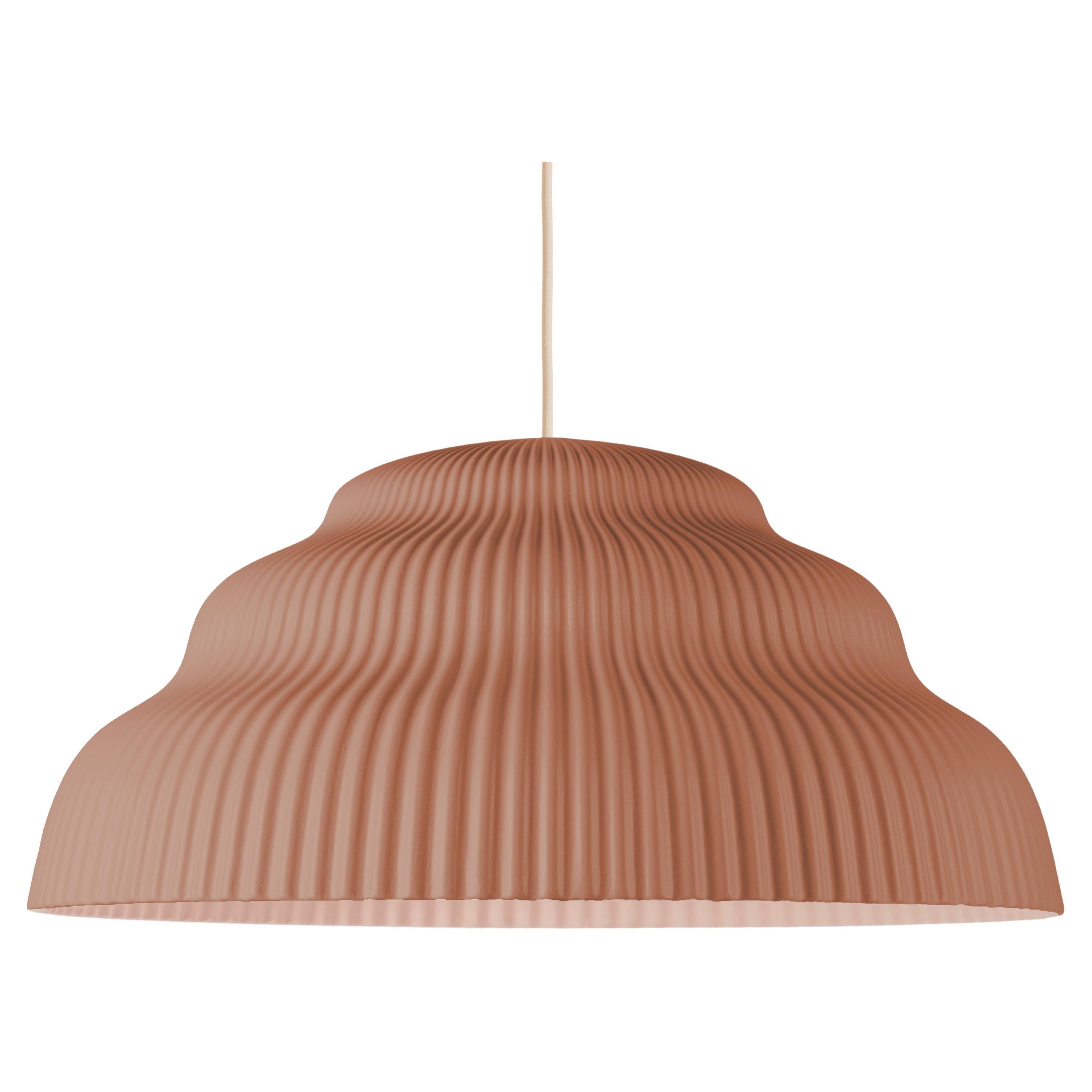 Schneid Studio Kaskad Rust Small, Ceramic, Pendant Lamp For Sale at 1stDibs
