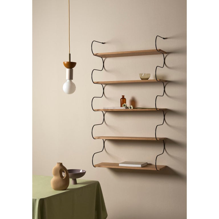 Schneid Studio Onda Shelf Large, Black For Sale at 1stDibs