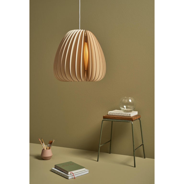 Schneid Studio Volum Pendant Lamp, Poplar Wood For Sale at 1stDibs