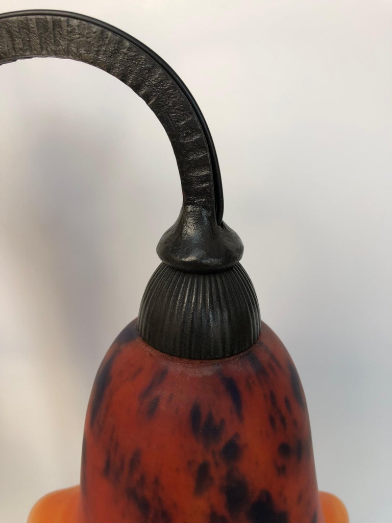 Schneider Art Deco Lamp For Sale at 1stDibs