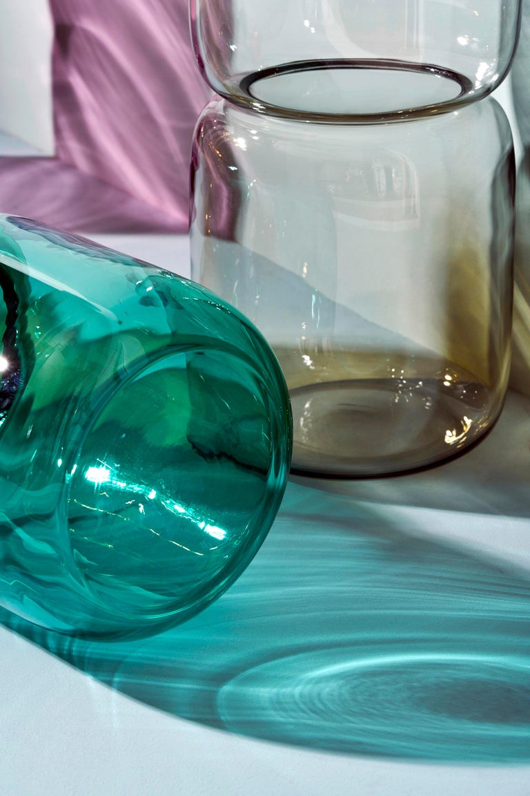 Schonbuch Saro Glass Umbrella Stand Designed by Hanne Willmann at 1stDibs