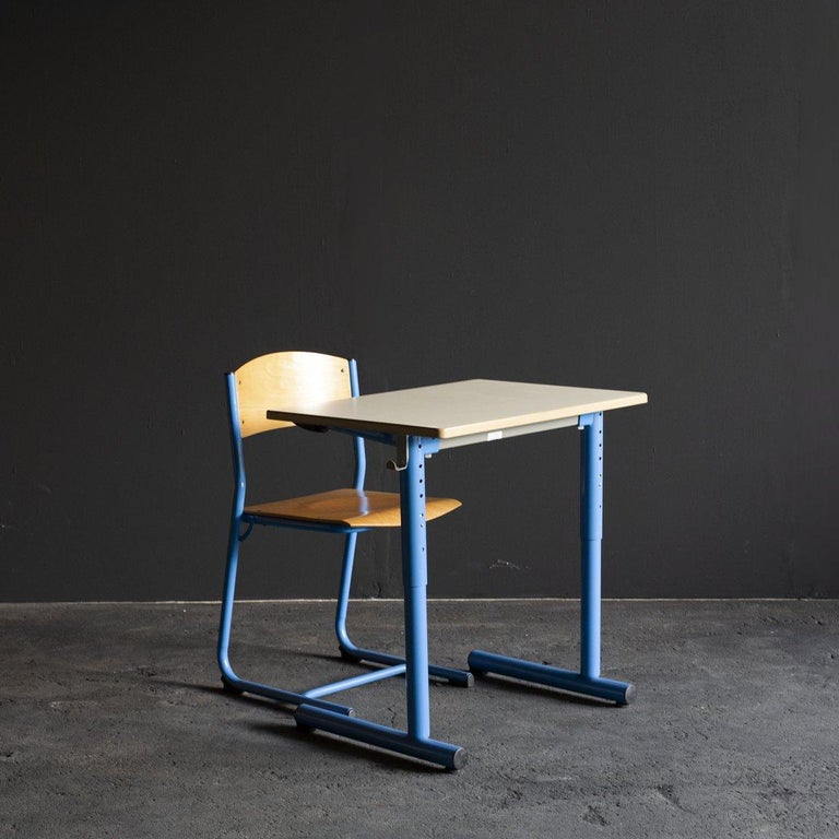 School Desk Set from French Institute of Japan, Tokyo For Sale at ...
